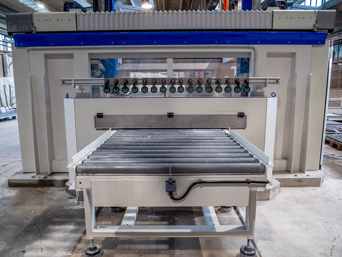 Unloading roller conveyor - Donatoni Group